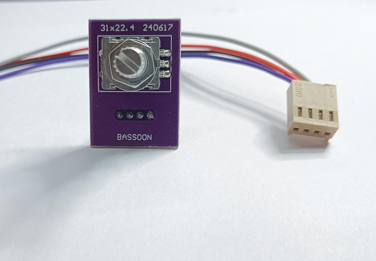 Rotary Encoder control with Wire – 2cm shaft – bassoon boards